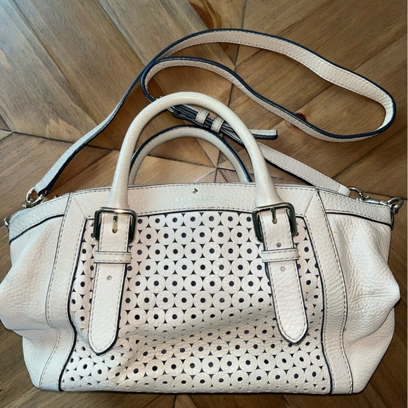 kate spade | Bags | Used Kate Spade Leather Eyelet Handbag | Poshmark
